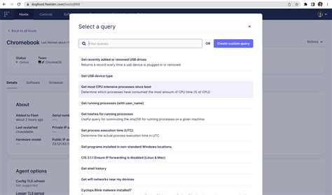 Fleet Ui I Want To Only See Queries That Can Run On My Operating