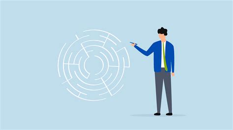 Solution Solving Business Problem 4k Animation Of Businessman Draws Line To Show Solution To A