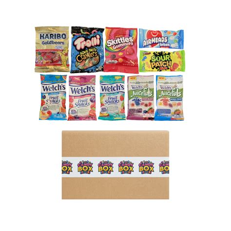 Candy Box Usa Deluxe Gummies Mystery Box 10 Random Treats Candy Box Usa