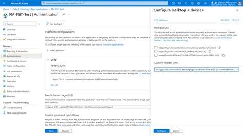 Registering Fortisase As A Mobiledesktop Application With A Custom