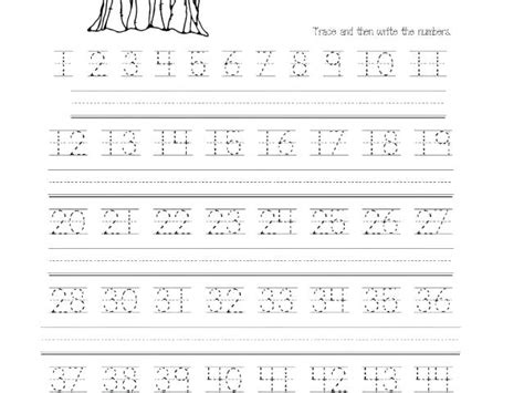 Numbers Worksheets Worksheet Tracing Numbers Worksheets Free Worksheets Samples