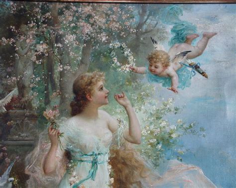 Hans Zatzka Austrian 1859 1945 A Fine Oil On Canvas The Arrival Of