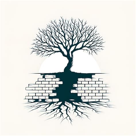 Vector Tree Icon Logo Premium Ai Generated Vector
