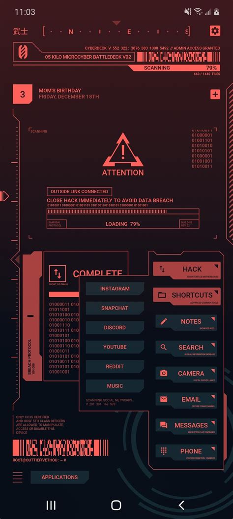 Cyberpunk Theme For Klwp Sfondi Per Telefono Bellissimi Sfondi