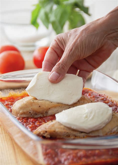 Pechugas De Pollo Al Horno Con Mozzarella Y Salsa De Tomate Lecturas