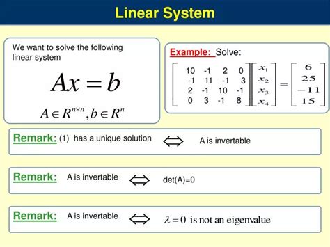 PPT Linear System PowerPoint Presentation Free Download ID 3101272