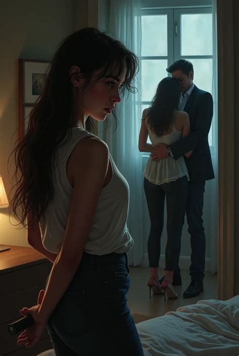 Hyper Realistic Scene Of Incest Mom And Son In The Bedroom Mom