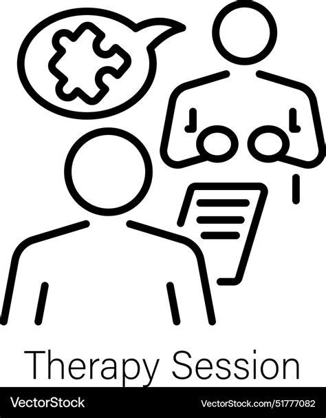 Therapy Session Royalty Free Vector Image Vectorstock