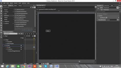 Fade In Fade Out Animation In Blend