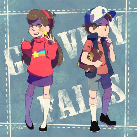 Mabel Pines And Dipper Pines Gravity Falls Drawn By Panta Sbs