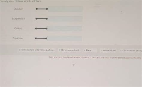 Solved Classify Each Of These Simple Solutions Solution
