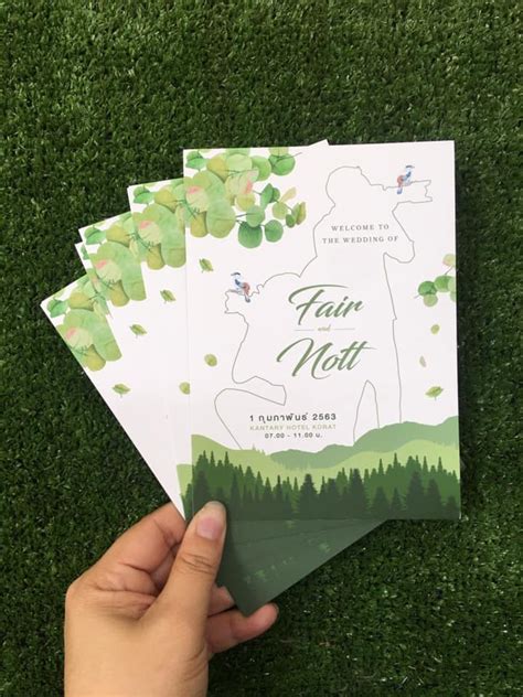 การ์ดงานแต่งสวยๆ เคลือบด้านให้ดูไฮโซ รับทำแบบไม่มีขั้นต่ำ กราบงามๆ ค่าาาาาาา 🤗🤗ทุกอย่างครบ จบที่