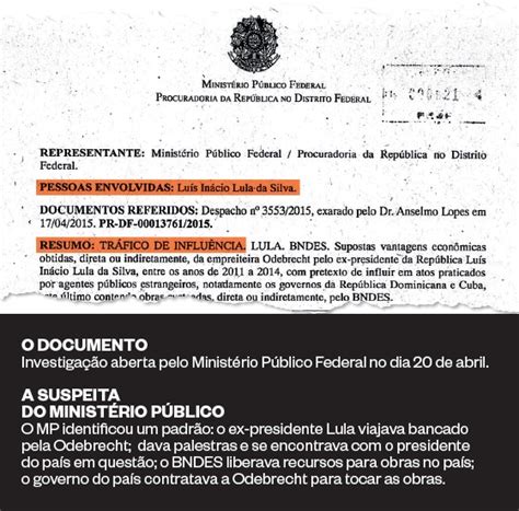 Os Crimes De Lula Segundo O Ministério Público Federal Veja