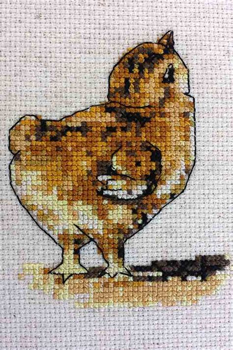 Sexy Chick Cross Stitch Pattern Peacock Fig