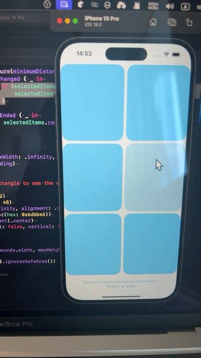 Iosdev Swift Coding Touch And Hold Youtube