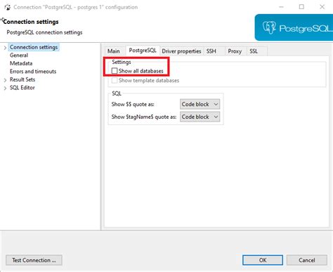 Connection Settings Default Database Doesnt Work · Issue 8614 · Dbeaverdbeaver · Github