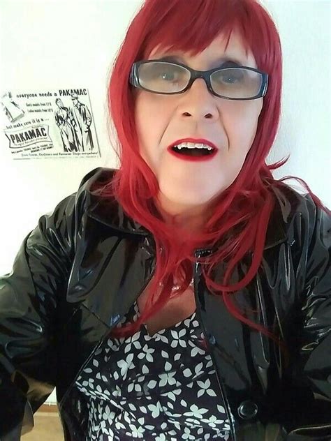 Aunt Susan In Pvc Mackintosh Style Lady