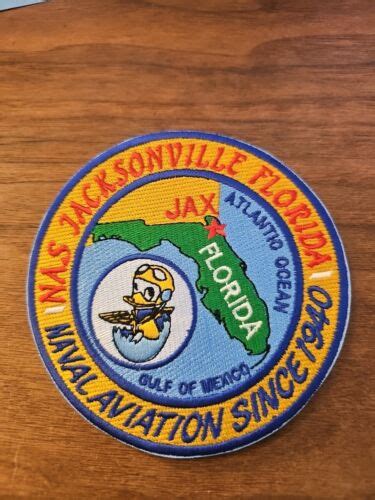 Us Navy Base Patch Nas Jacksonville Florida Naval Aviation Since