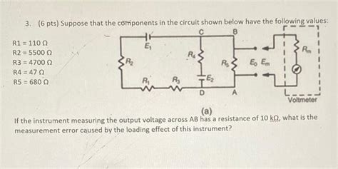 Solved 3 6 Pts Suppose That The Components In The
