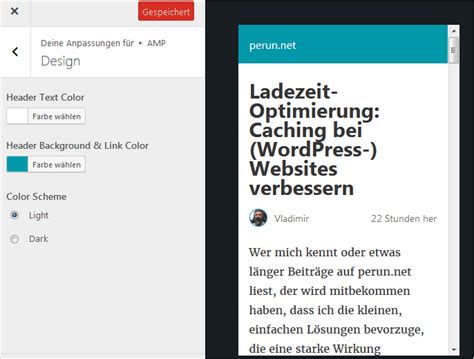 Amp Plugin Für Wordpress Mit Customizer Und Ist Amp Eine Sackgasse