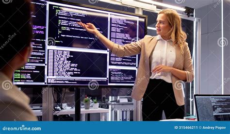 Web Developer Team Meeting Stock Image Image Of Talk 315466211
