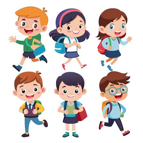 Back To School Animation Premium Ai Generated Vector