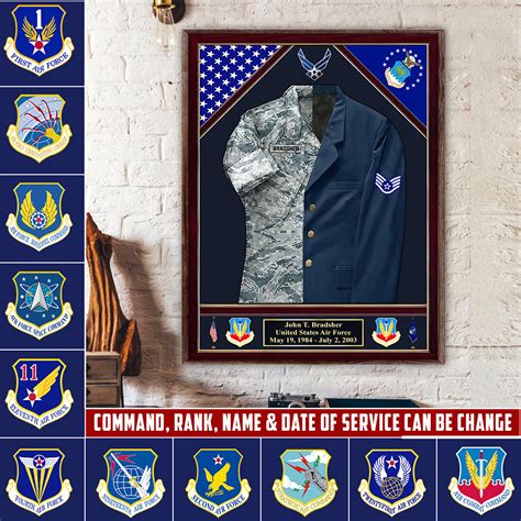 Air Force Command E 8 Air Force First Sergeant Poster 36x24in