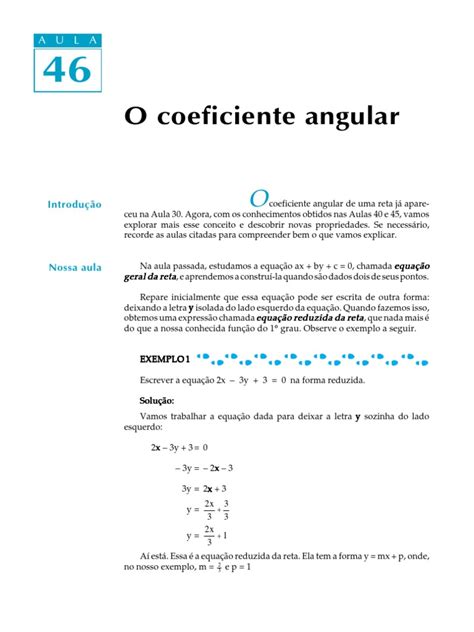 Coeficiente Angular Pdf