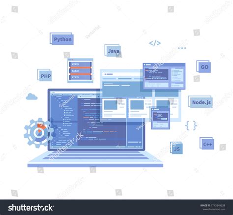 Backend Development Coding Software Engineering Programming Stock