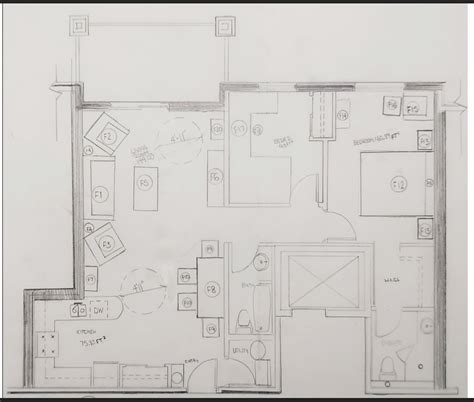 Hand Drawn Floorplans On Behance