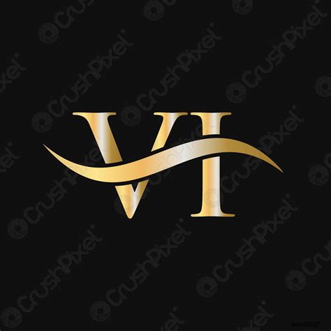 Letter Vi Logo Design Template Vi V I Letter Logo Stock Vector