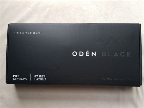 Aftershock Oden Black Keyboard Computers And Tech Parts And Accessories