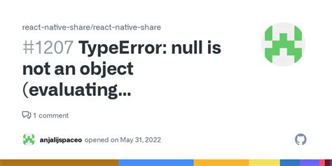 Typeerror Null Is Not An Object Evaluating Reactnativenativemodulesrnsharefacebook