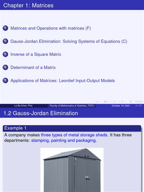 12 Gauss Jordan Elimination Pdf Matrix Mathematics