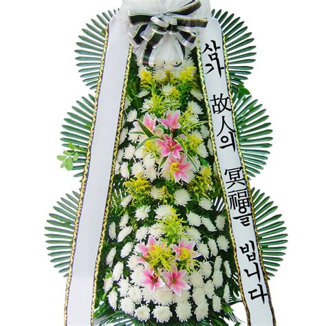 근조화환 3단 기본형 종류 및 가격 정성꽃배달 전국 꽃바구니 꽃배달 화환 화분