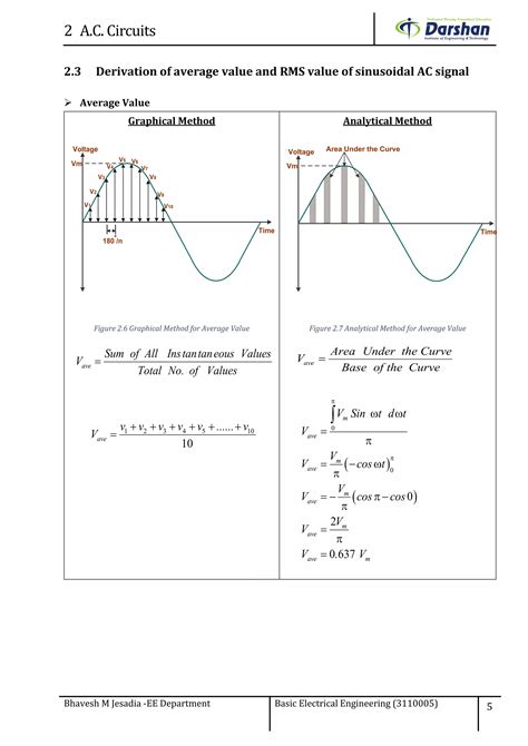 Basic Electrical Engineering AC Circuit PDF