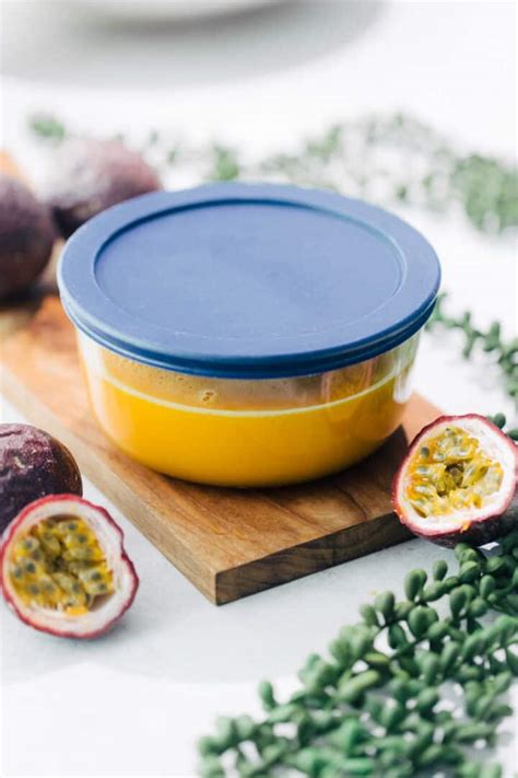 Homemade Passion Fruit Puree Emily Laurae