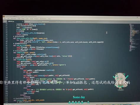 现在好多发的python破wifi就是跑字典的，你字典里得有那个密码，已经鸡肋了，不如kali抓包，还想试的我给你发代码 忙里偷闲的医学牲
