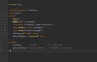 Answered Pragma Once Template Class Node Public Node Node Const Itemtype Node