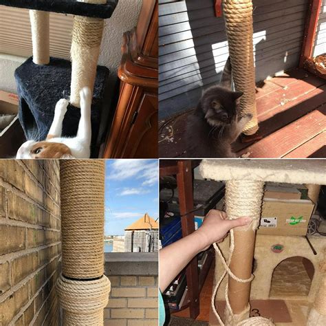 Cuerda Rascador Cuerda De Sisal Retorcida Para Gatos Diy Cuerda De
