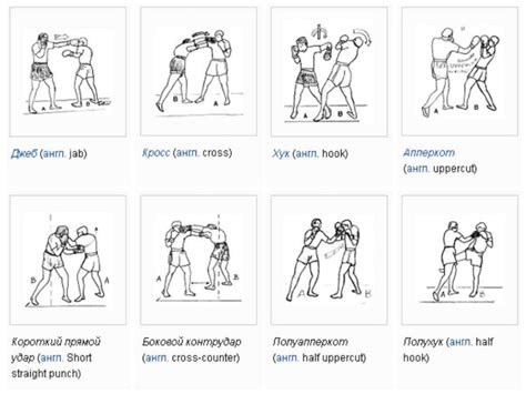 Приемы в тайском боксе названия и картинки