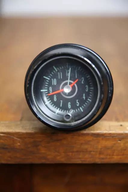 Vintage 1967 68 Chevy Camaro Dash Clock Gm Car Accessory Parts Or