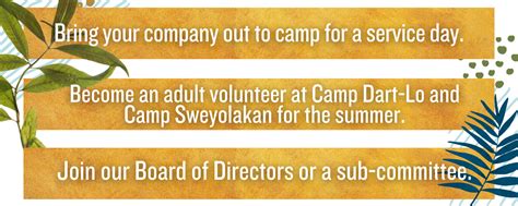 Volunteer Opportunities Camp Fire Inland Northwest