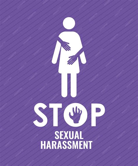 Premium Vector Sexual Harassment Card