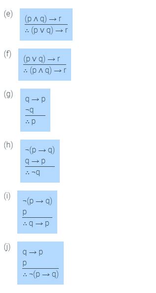 Solved Exercise 3 1 1 Valid And Invalid Arguments Expressed