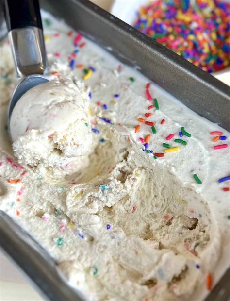 7 Ingredient Birthday Cake Ice Cream Recipe