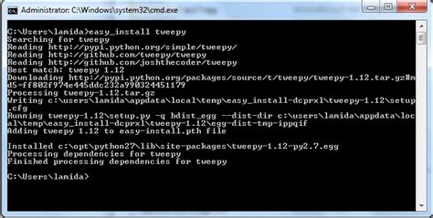 Update Twitter Using Python Tweepy