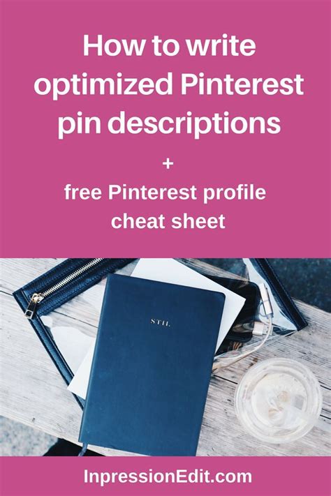 How To Write Optimized Pinterest Pin Descriptions Free Pinterest