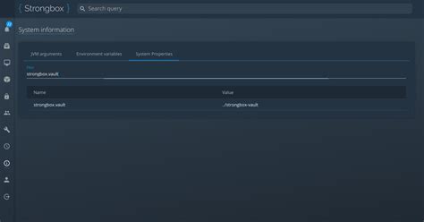 System Information Strongbox