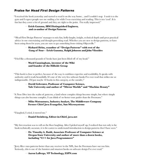 Understanding The Patterns From Summary Of Head First Design Patterns By Eric Freeman